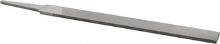 Nicholson 6" Long, Smooth Cut, Flat American-Pattern File Double Cut, 5 ...