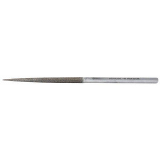 Strauss & Co. 8-1/2" OAL Coarse Square Needle Diamond File 1/4" Wide x ...