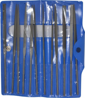 Nicholson 12 Piece Swiss Pattern File Set 6-1/4" Long, 0 Coarseness ...