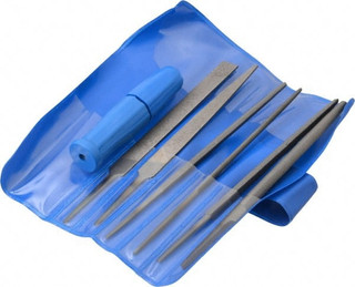 PFERD 6 Piece Key File Kit Pattern File Set 4" Long, Medium Coarseness ...