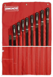 Simonds Saw 9 Piece American Pattern File Set 6", 10" Long, Bastard ...