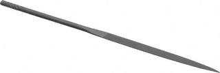 Grobet USA 4" Needle Precision Swiss Pattern Half Round File 2 Cut, 1-3 ...