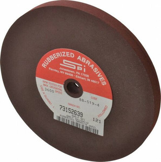 Made in USA 6" Diam x 1/2" Hole x 1/2" Thick, 120 Grit Surface Grinding ...