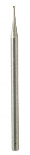Dremel 1/32" Cut Diam, 1/8" Shank Diam, Single Cut Inverted Cone Burr ...