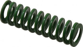 Danly 5/8" Hole Diam, 11/32" Rod Diam, 2" Free Length, Green Die Spring ...