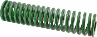 Danly 2" Hole Diam, 1" Rod Diam, 8" Free Length, Green Die Spring 23.8 ...