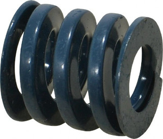 Danly 1" Hole Diam, 1/2" Rod Diam, 1" Free Length, Blue Die Spring 94.9 ...