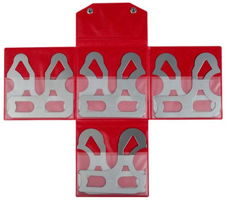 Mitutoyo Radius Gage Set, .010-.500", 26 Leaves - 186-906| Penn Tool Co ...