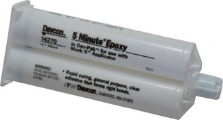 Devcon 2 oz Cartridge Two Part Epoxy 3 to 6 min Working Time, 1,900 psi ...