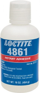 Loctite 1 Lb Bottle Clear Instant Adhesive Series 4861, 20 sec Fixture ...