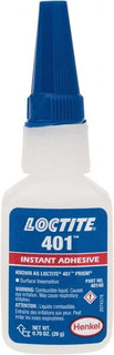 Loctite 0.70 oz Bottle Clear Instant Adhesive Series 401, 15 sec ...