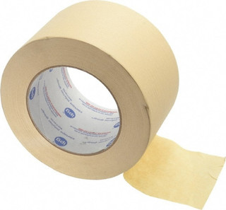 Intertape 3" Wide x 180 ft. Long x 6.3 mil White Paper Masking Tape ...