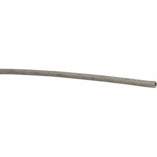 Lift-All 3/16" x 1/8" Diam, Coated Aircraft Cable Wire 2,000 Lb ...