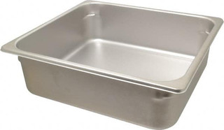Vollrath Rectangular, Chrome Stainless Steel Food Pan 4" High x 12.8 ...