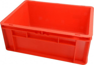 SSI Schaefer 0.55 Cu Ft, 55 Lb Load Capacity Red Polypropylene Tote ...