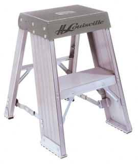 Louisville Ladder 3 Steps, 3 ft. High, Type IA Rating, Aluminum Step ...