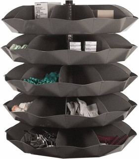 Durham 10,000 Lb Capacity, 29" Deep x 66-5/16" High, Rotating Bin Rack ...