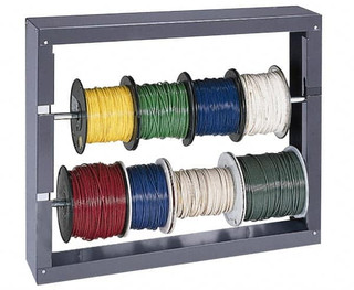 Durham Wire Spool Rack 2 Cylinders, 26-1/8" Wide x 17-7/8" High x 6 ...
