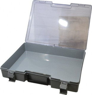 Flambeau Single Compartment Gray Small Parts Storage Box 15-1/2" Wide x ...