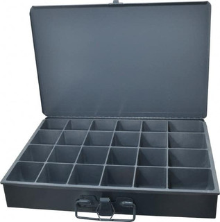 Durham 24 Compartment Small Steel Storage Drawer 13-3/8 Inches Wide x 9 ...