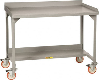 Little Giant Mobile Workbench Steel, Gray, 48" Long x 28" Deep x 39 ...