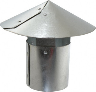 Made in USA 3" ID Galvanized Duct Rain Cap 28 Gage 02403008 - 03379211 ...