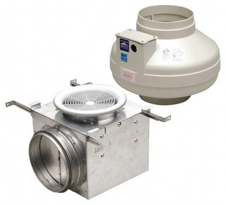 Fantech 6" Blade, Direct Drive, 0.082 hp, 190 CFM, Totally Enclosed ...