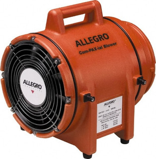 Allegro Industries 8" Inlet, Electric AC Axial Blower 0.33 hp, 831 CFM ...