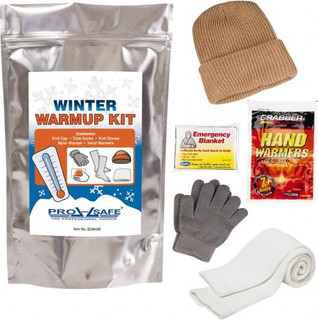 PRO-SAFE Winter Warm Up Kit Includes Hand Warmers, Emergency Blanket ...