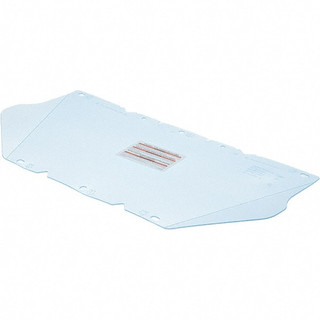 MSA Safety Face Shield Windows & Screens 8X.04X17" CLR V-GARD POLYCARB ...