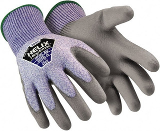 HexArmor Cut & Puncture Resistant Gloves 13G POLY GRY MED 1/PR HP POLY ...