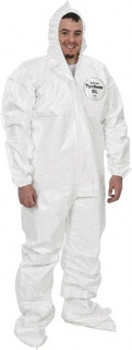 DuPont 12 Qty 1 Pack Size 3XL Saranex Chemical Resistant Coveralls ...