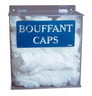 PRO-SAFE Table and Wall Mount Bouffant Cap Dispenser 11-3/4 Inch Wide x ...