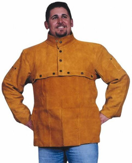 PRO-SAFE Size XL, 46-48" Chest, Flame Resistant, Cape Sleeve with Bib ...