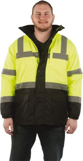 Utility Pro Wear Size 3XL Yellow Cold Weather & High Visibility Parka ...