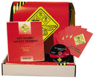 MARCOM DOT HazMat Safety Training, Multimedia Training Kit 18 min DVD ...