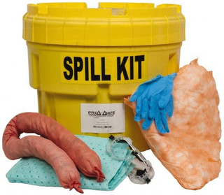 PRO-SAFE Oil Only Spill Kit 95 Gal Polyethylene Overpack Container SK95 ...