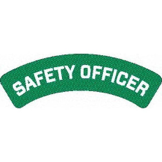 AccuformNMC Pack of 25 Safety Officer, Hard Hat Labels White on Green ...