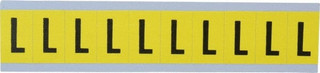 Made in USA Letter Label Legend: L, English, 1-1/2" Wide, Pressure ...
