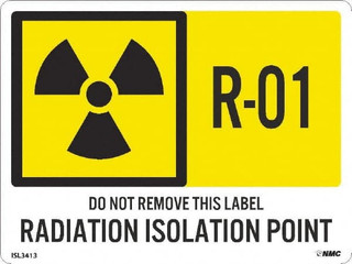 NMC Pack of 10 Energy Isolation Labels Legend: R - 01 THRU R - 10 DO ...