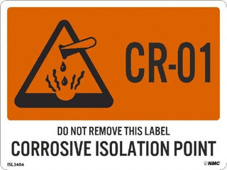 AccuformNMC Pack of 10 Energy Isolation Labels Legend: CR - 01 THRU CR ...