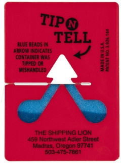 Made in USA Pack of 100 Tip-N-Tell Concealed Damage Indicators Shipping ...