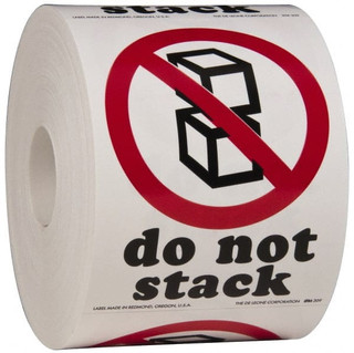 Made in USA Do Not Stack Shipping Label 3" High x 4" Wide IPM 309 ...