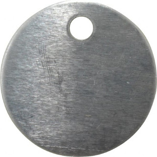 C.H. Hanson 1-1/4 Inch Diameter, Round, Aluminum Blank Metal Tag Blank ...