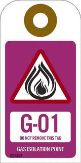 NMC Pack of (10) 4" High x 2" Long, G - 01 THRU G - 10 DO NOT REMOVE ...