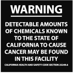 NMC "Warning - Detectable Amounts of Chemicals Known to the State of ...