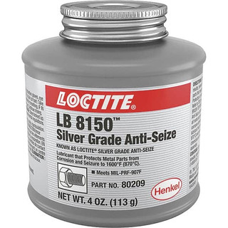 Loctite 4 oz Can High Temperature Anti-Seize Lubricant Silver Colored ...