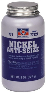 Permatex 8 oz Bottle High Temperature Anti-Seize Lubricant Nickel, -65 ...