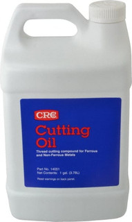 CRC 1 Gal Bottle Cutting Fluid Straight Oil, For Use on Ferrous Metals ...
