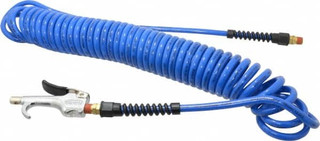 Coilhose Pneumatics 1/4" ID Thumb Lever Air Gun Assembly 25 ft. Long ...